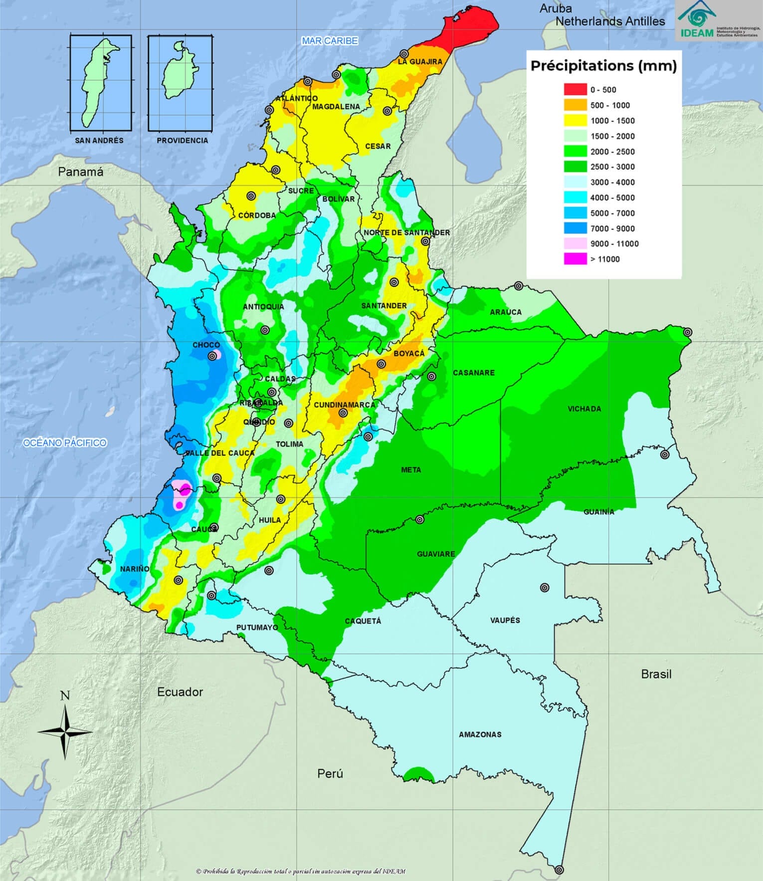 Quelle météo en Colombie ? Saisons et météo en fonction des régions